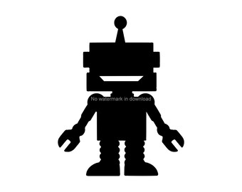 Robot File, Digital Download, SVG, Eps, Dxf, Png Files Included, Cricut ...