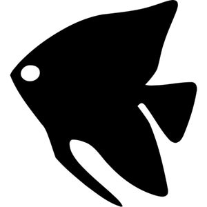 Angelfish Vector Cutting Image Png Angelfish Icon Silhouette Svg ...