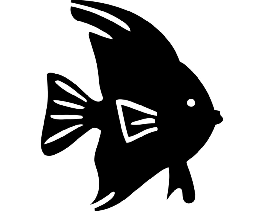 Angelfish Vector Clipart Svg Png Dxf Pdf Webp Angelfish - Etsy Australia