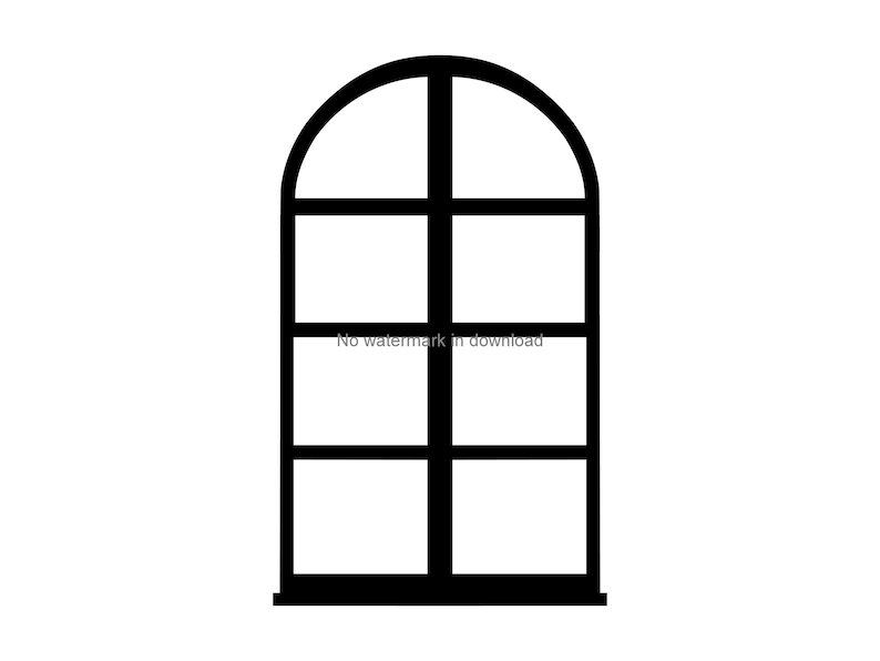 Window Silhouette Files Window Image Svg Window Dxf File | Etsy
