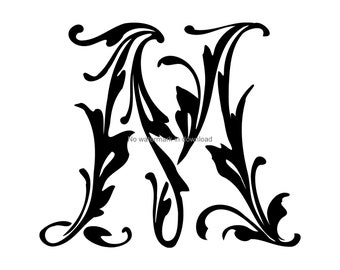 Fancy Letter L Svg | Etsy