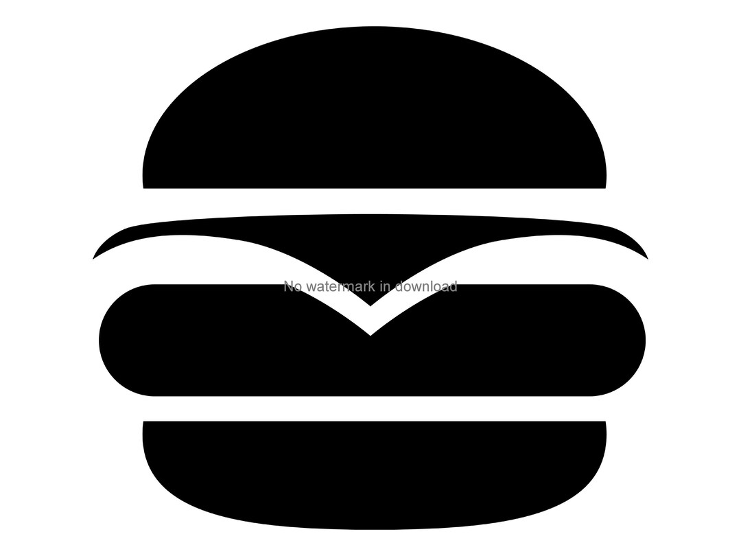 Hamburger Svg Bundle, Hamburger Cut Files for Cutting, Hamburger ...