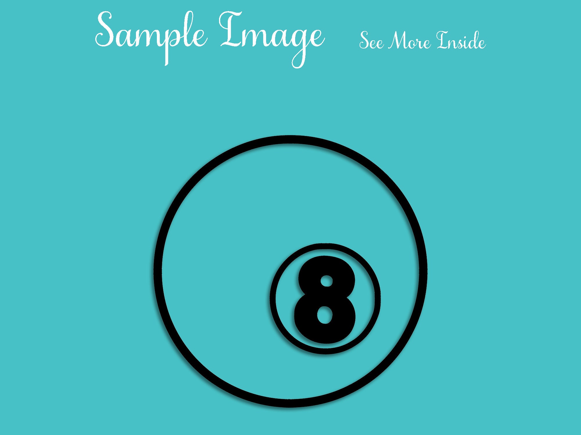 8 Ball Svg Cutting File 8 Ball Svg Cutting Image 8 Ball Eps - Etsy ...