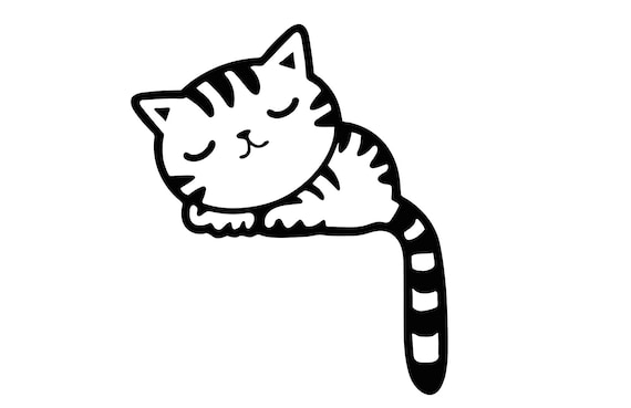 Katze Liest Clipart Kleine Lustige Cartoon Katze Mit Großen Gläsern
