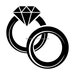 Wedding Rings, Digital Cut File, Wedding Rings, Files for Silhouette ...
