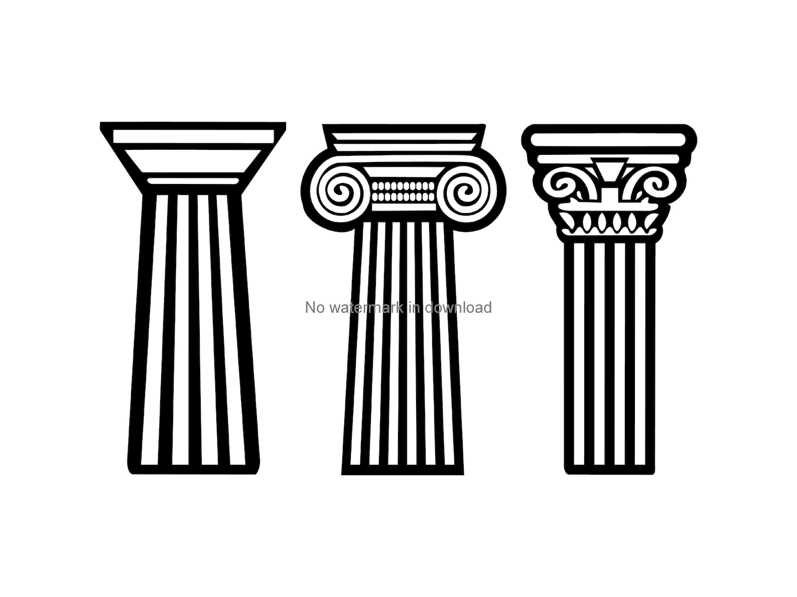 Pillar Svg Pillar Clipart Pillar Cutting File Pillar - Etsy