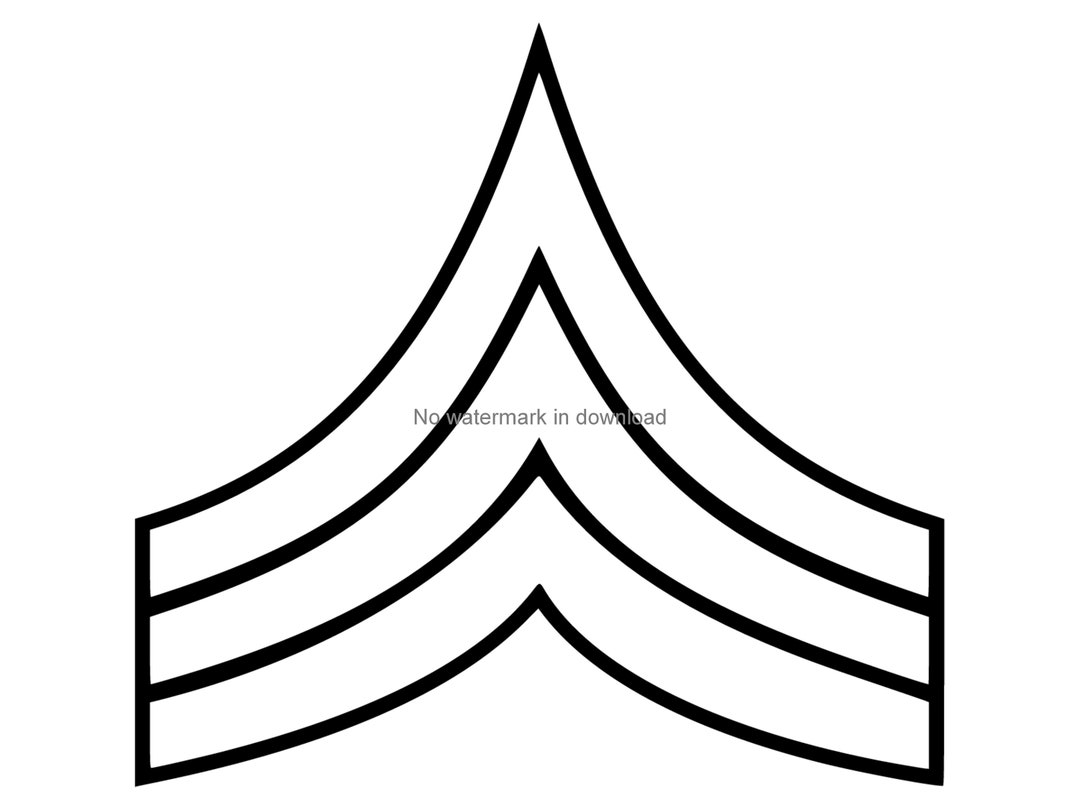 Archivo de corte de sargento svg, diseño de sargento svg, imagen de ...