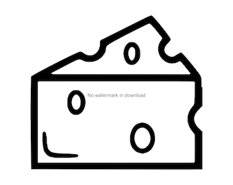 Cheese Dxf Clipart - Etsy