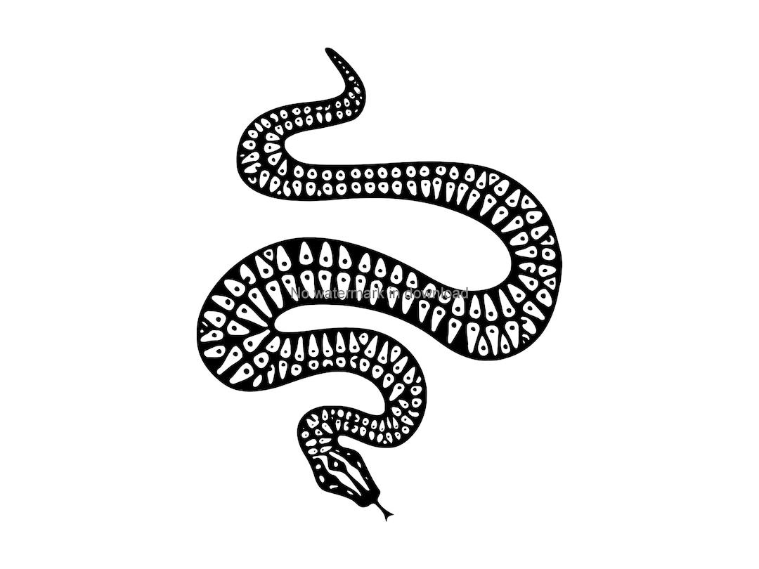 Snake Svg Cut File, Snake Image Svg, Snake Laser Svg, Snake Dxf, Snake ...