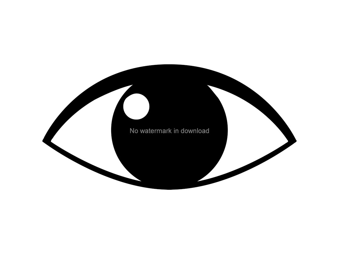 Eye Svg Cutting Clipart, Eye Clipart Image, Eye Vector Files, Eye ...