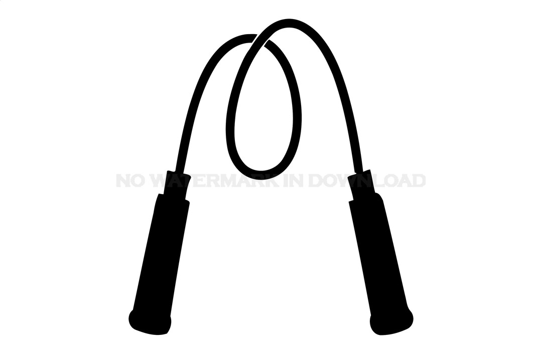 Jump Rope Clipart: Fitness Vector Graphics (digital Download) - Etsy