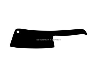 Knife and Cleaver Stencil, Reusable Knife and Cleaver Stencil, DIY ...