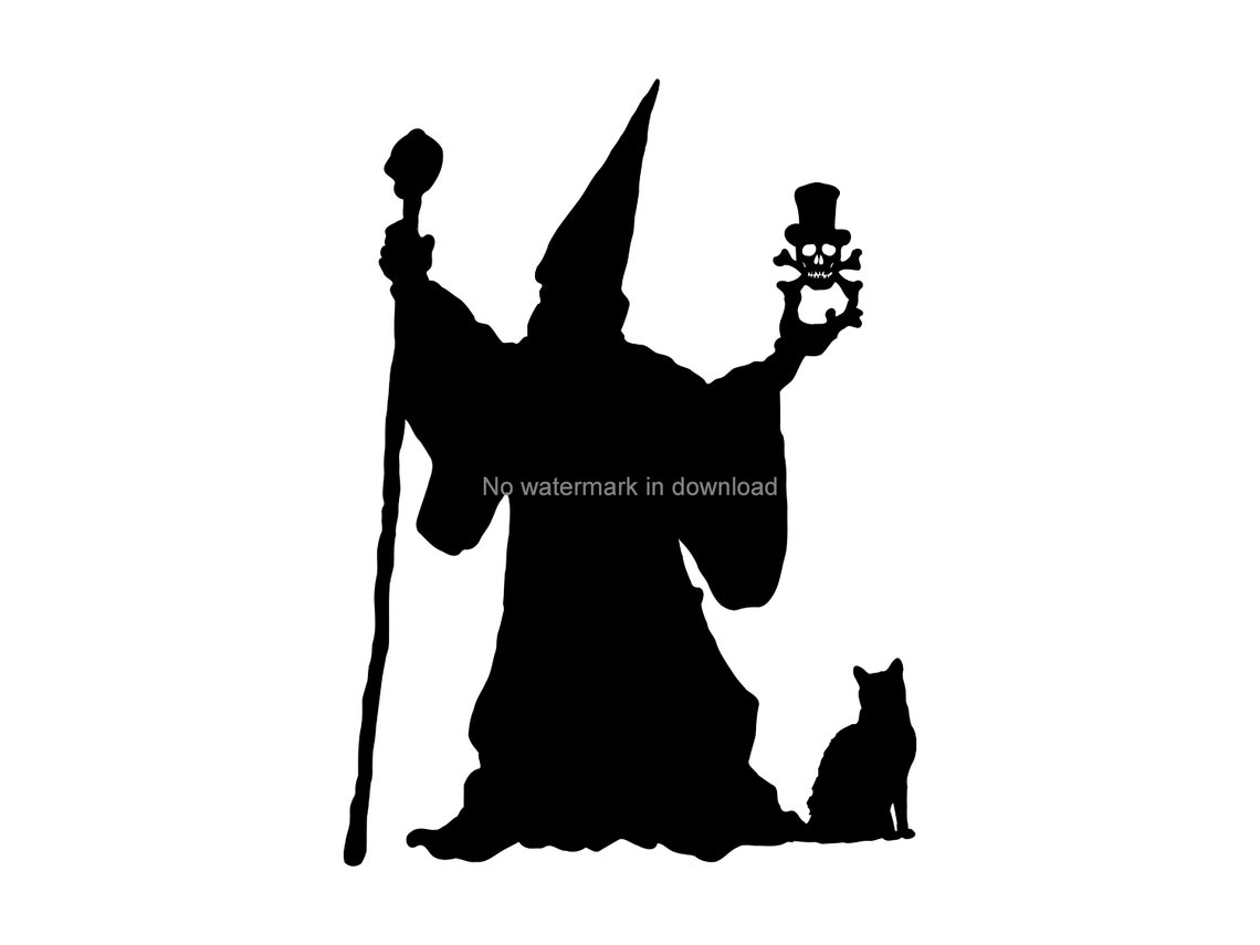 Wizard Svg Dxf Png Wizard Clipart Image Wizard Files for | Etsy
