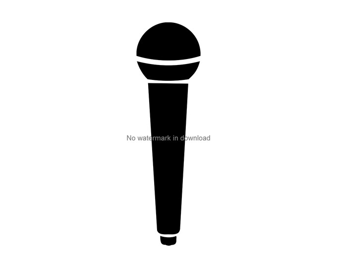 Boom Mic Svg, Boom Microphone Clipart, Studio Mic Png, Film Mic Dxf ...
