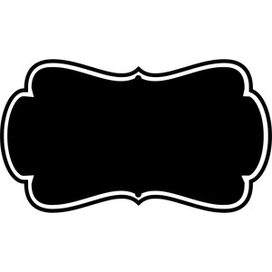 Label Frame Svg Label Frame Clipart Frame Clipart Svg Frame - Etsy Canada