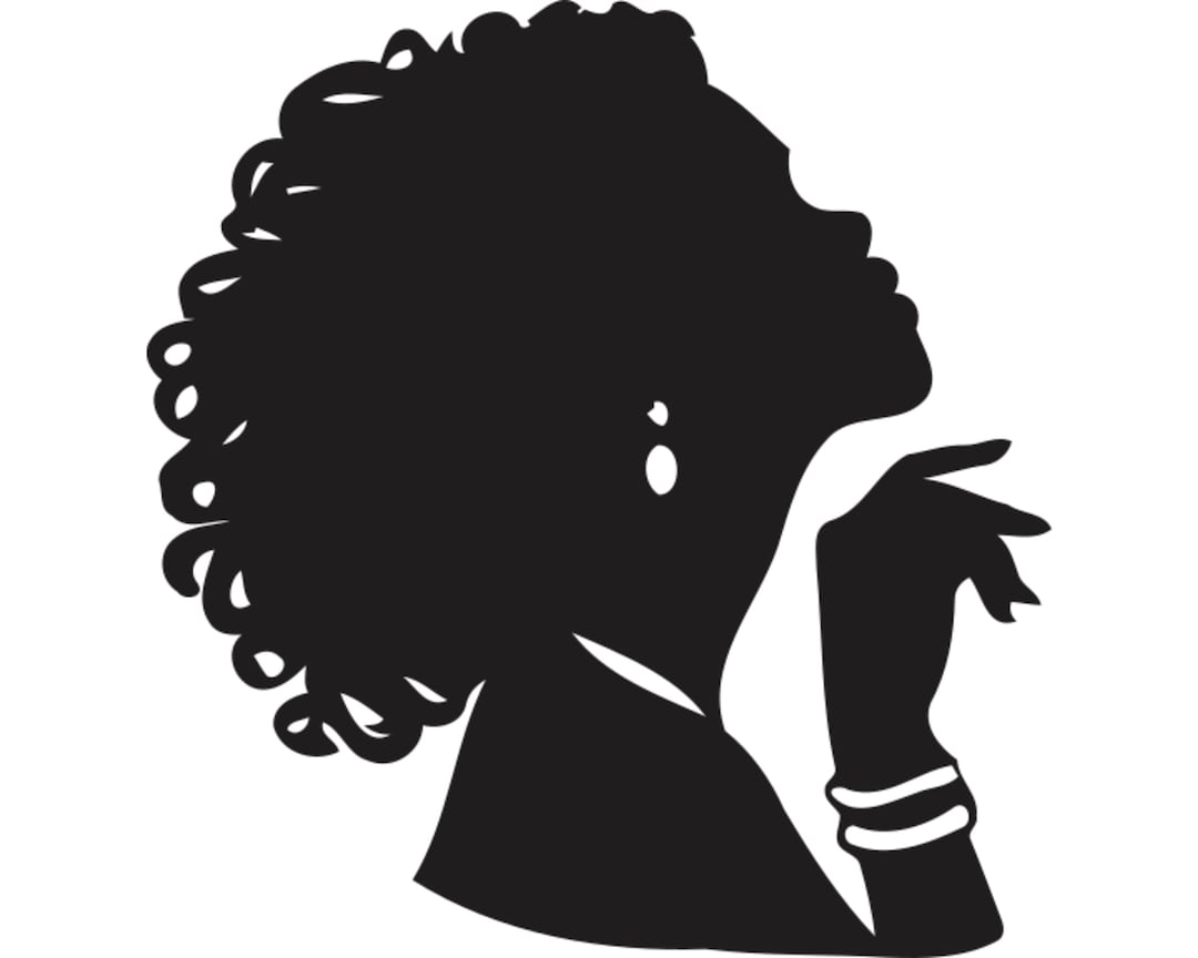 Black Diva Svg Cut File Clipart Image Woman Picture Scrapbooking ...