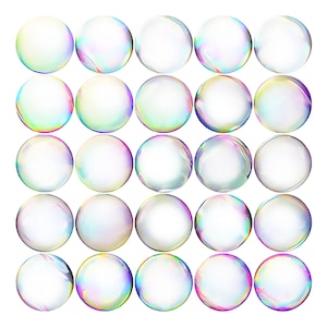 100 Clear Bubbles Transparent PNG Photography Overlay 1800 Pixels ...