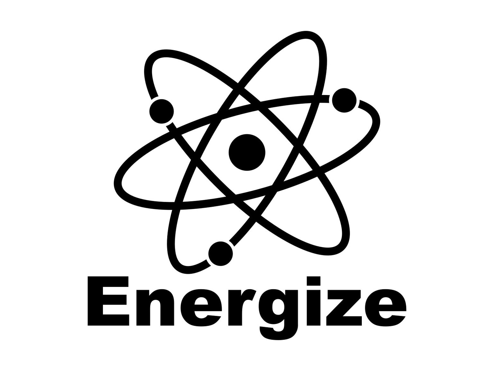 Energize Svg Atomic Power Clipart Cutting File Template Clip | Etsy