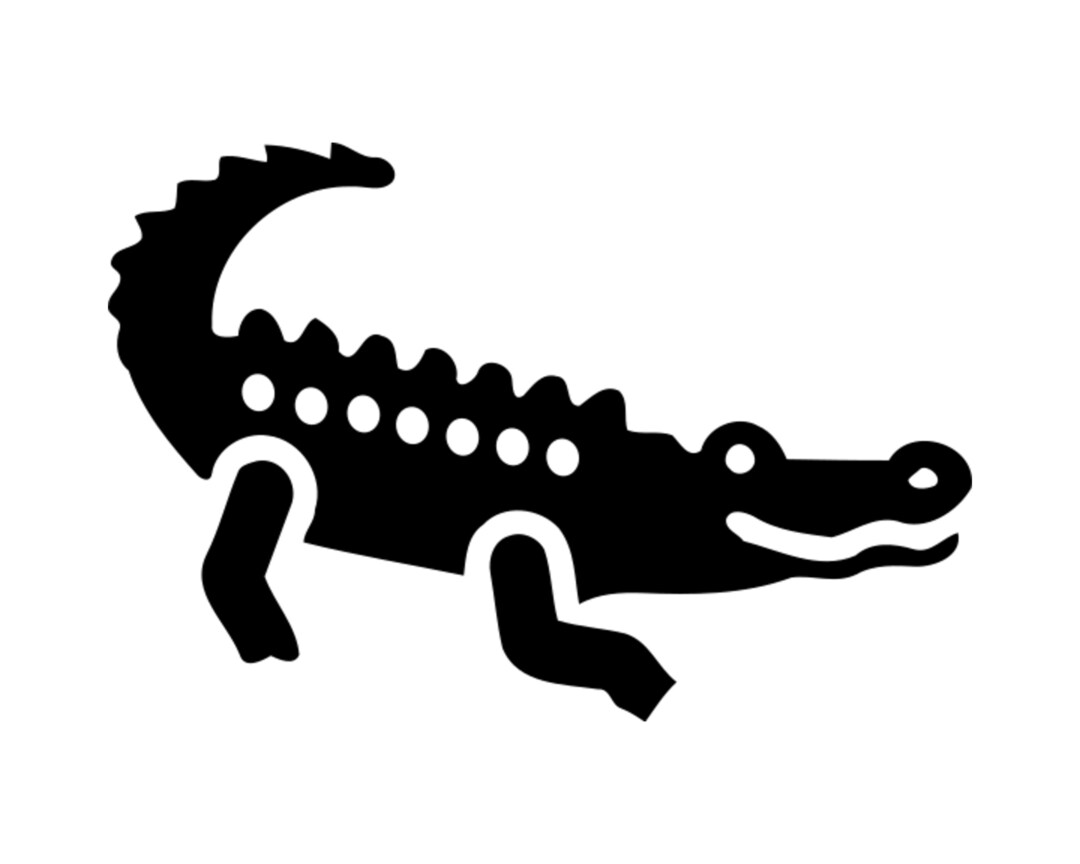 Crocodile Vector Printable Svg Clipart Png Alligator Mascot Logo Image ...
