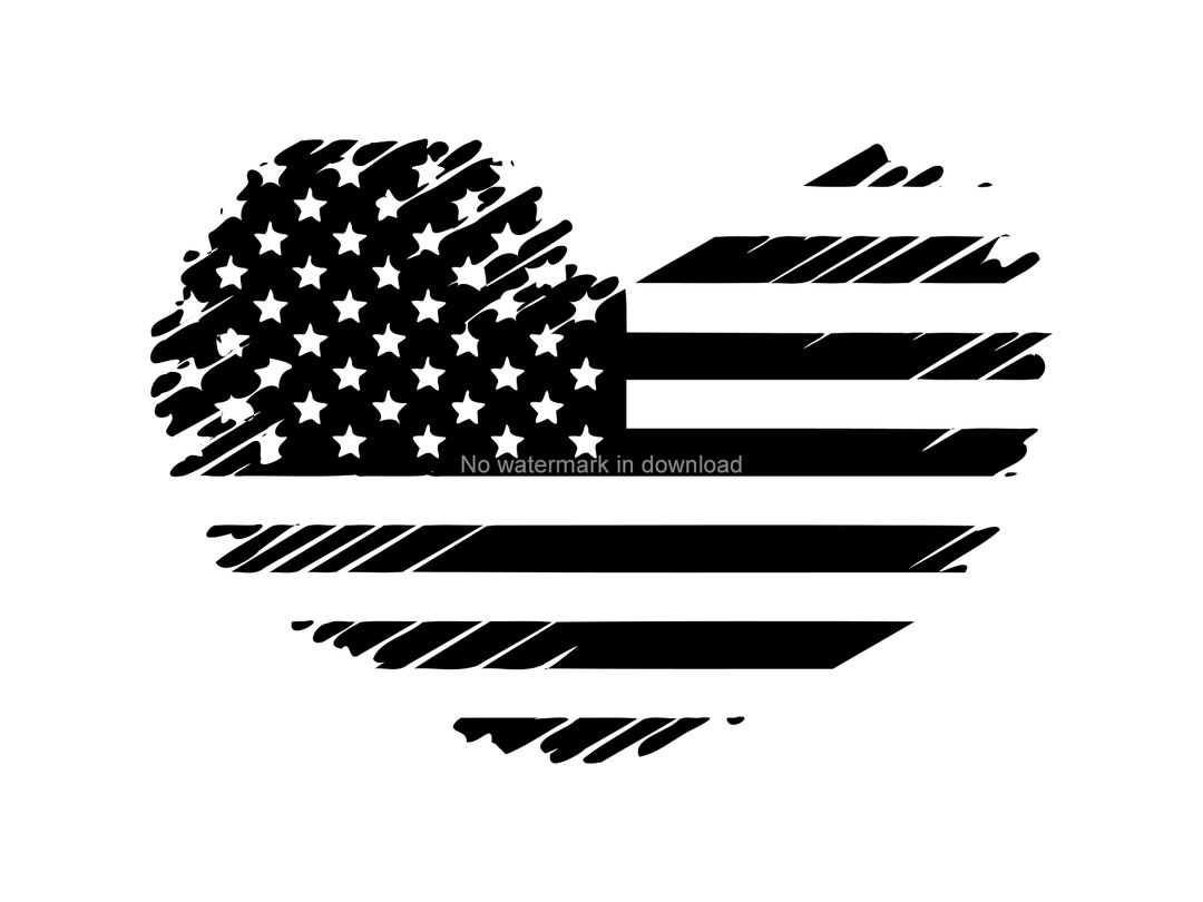 Flag Svg, Us Flag Clipart, Flag Heart, Digital Download, Flag Clip Art ...