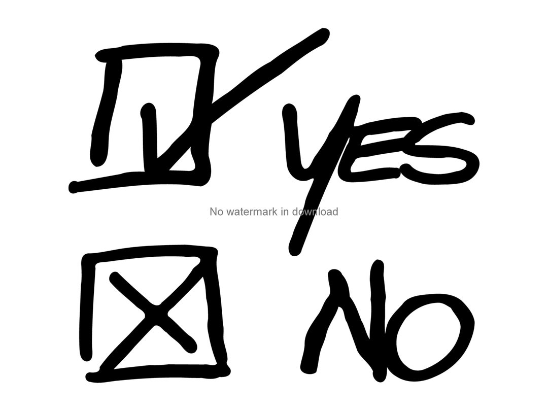 Check Boxes Instant Download, Yes No Check Boxes Svg Cutting File ... Check Boxes Instant Download, Yes No Check Boxes Svg Cutting File ...