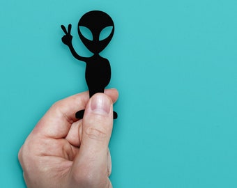 Alien Peace Sign Svg - Etsy UK