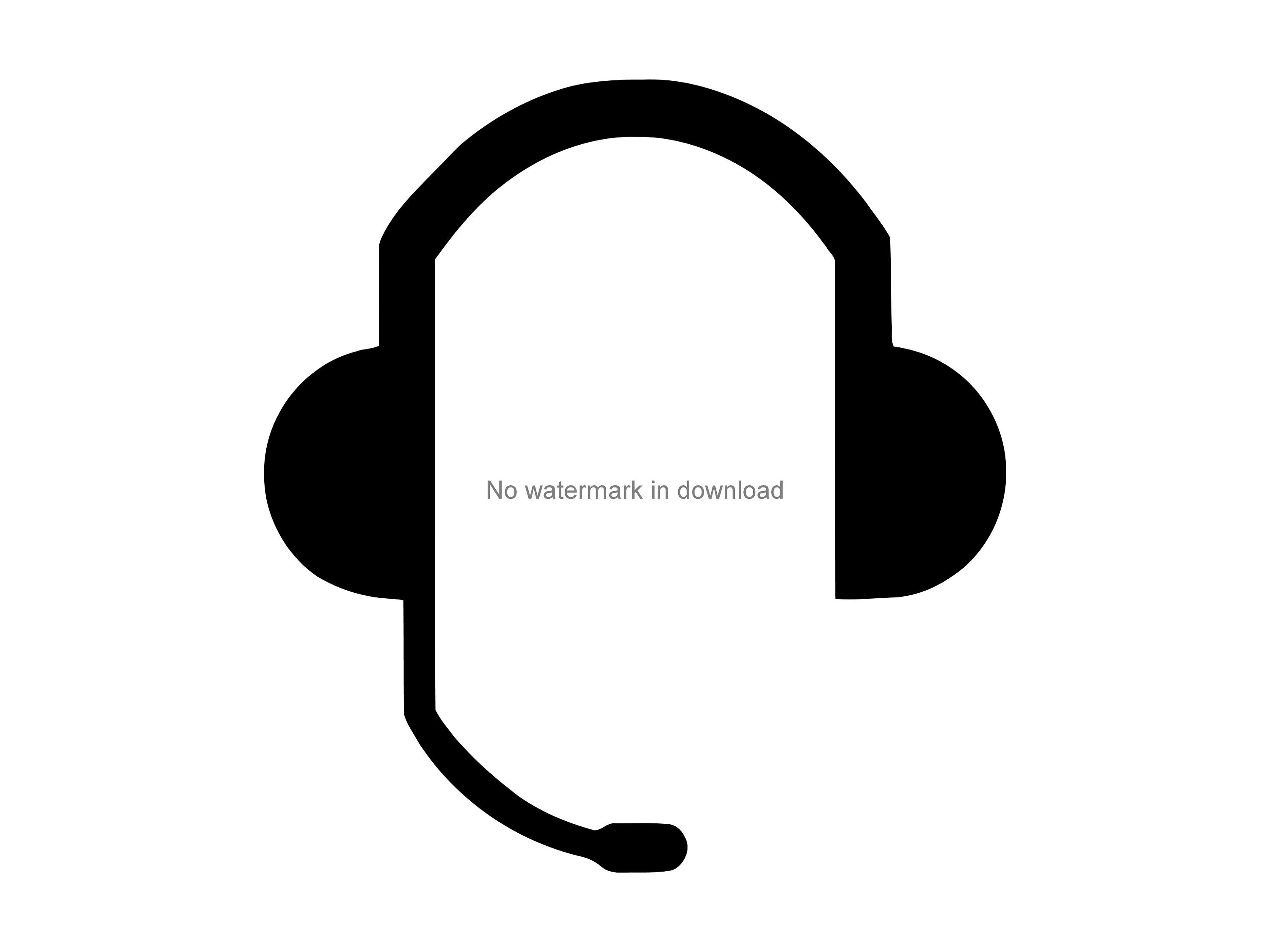 Ear Phone Svg Cutting Image Head Phone Dxf Clipart Headphone | Etsy