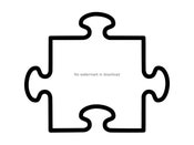 Heart Shape Jigsaw Puzzle Template Svg, Png, Pdf, Jpg Files, Puzzle ...