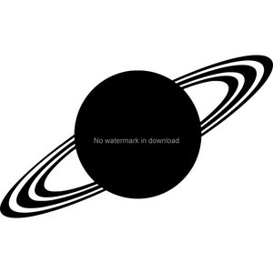 Ringed Planet Svg Cut File, Ringed Planet Vinyl Cut File, Ringed Planet ...