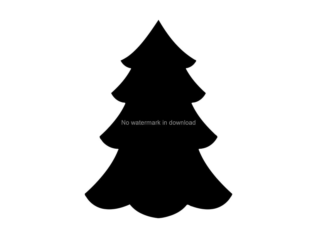 Fir Tree Instant Download, Fir Tree Digital Cut File, Fir Tree Cut ...