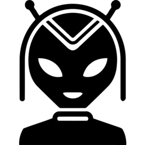 Alien Girl Vector Svg Webp Dxf Png Pdf Image Alien Lady Mascot Svg ...