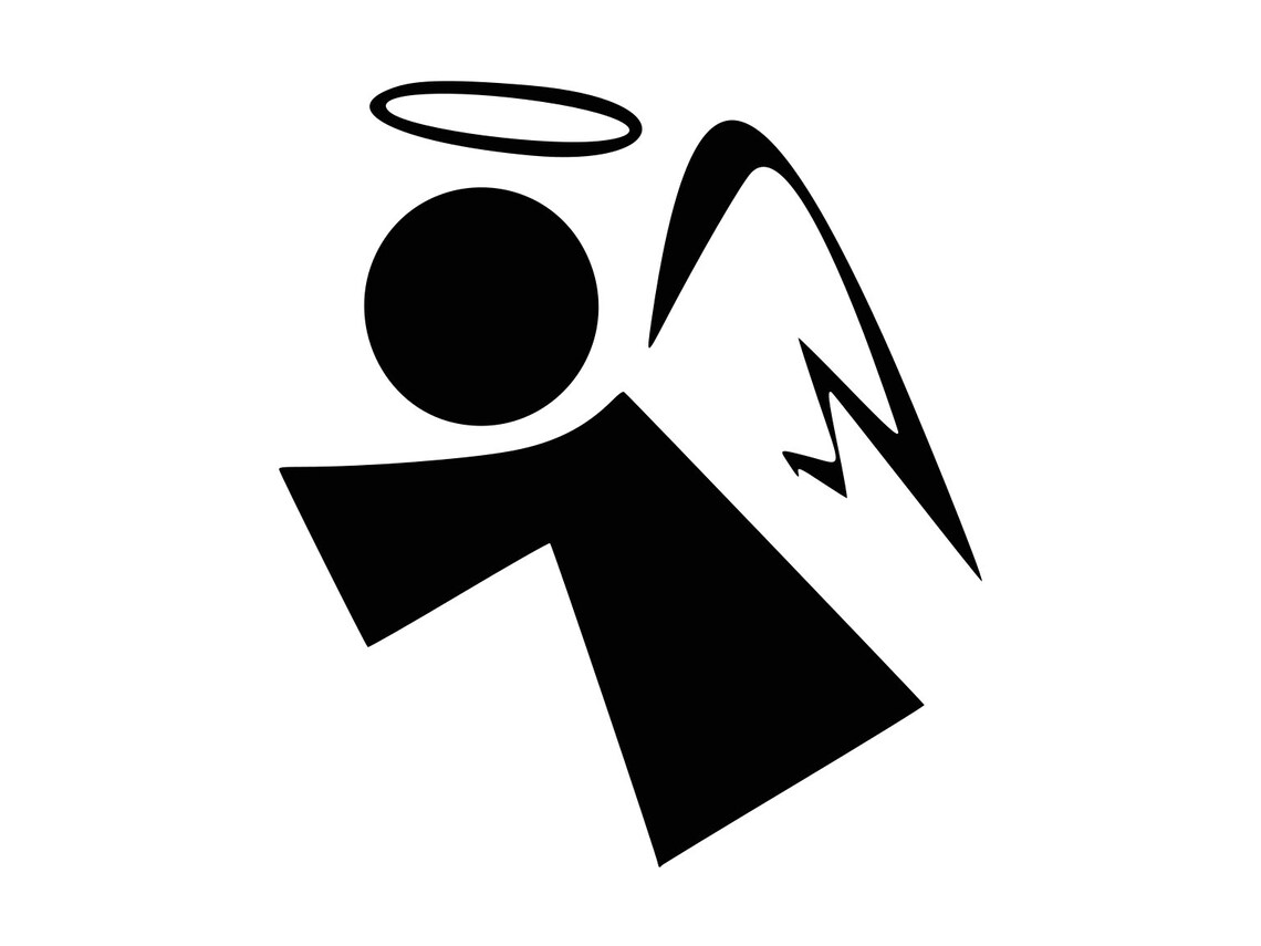 Angel Svg Angel Clipart Svg Angel Vinyl Cut File Angel Clip | Etsy