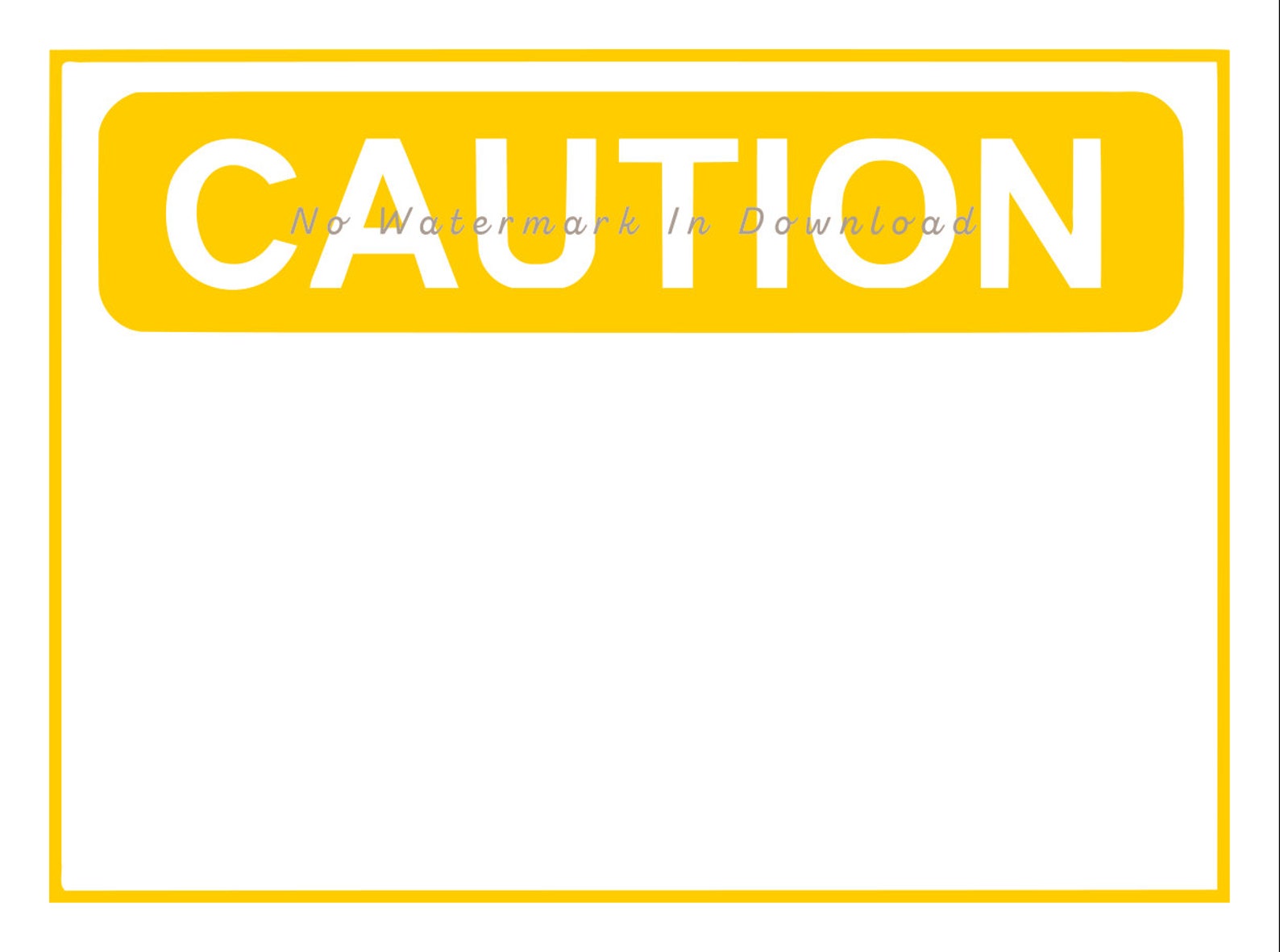 Caution Sign Svg Printable Caution Sign Cutting Image - Etsy