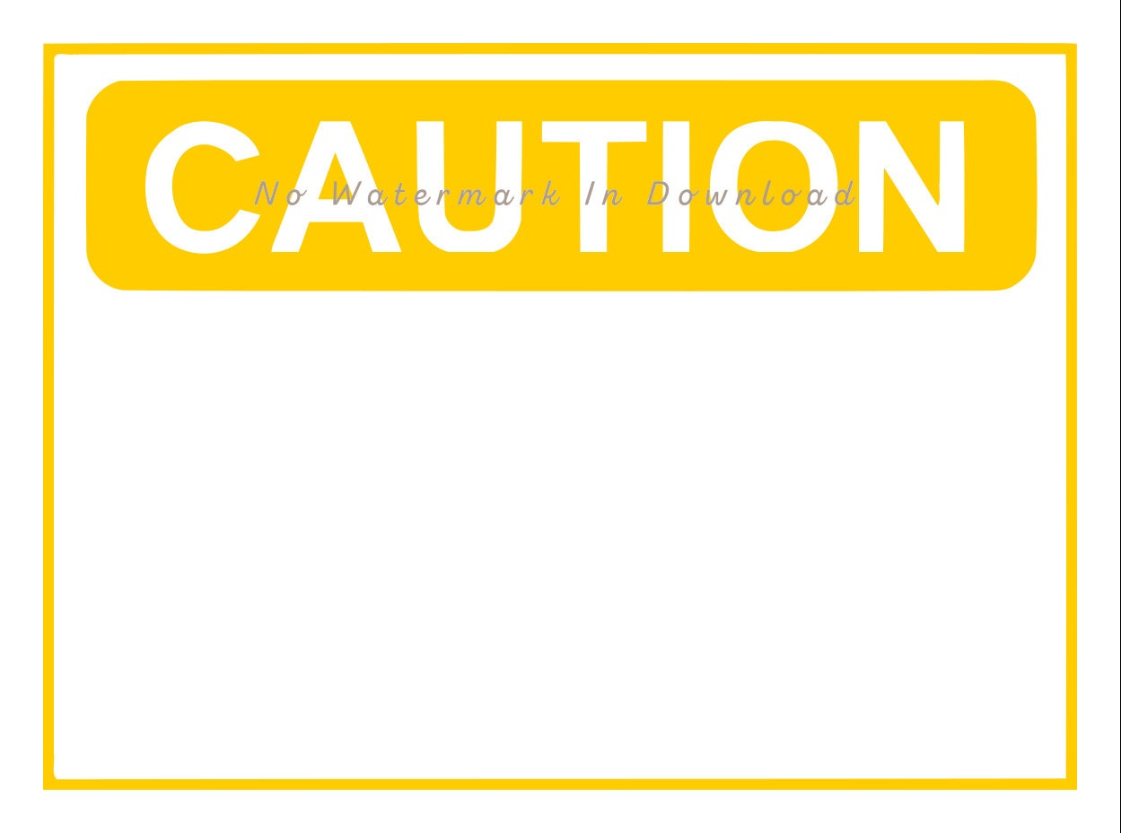 Blank Caution Sign Clip Art Stock Photography Of Blank Notice Caution