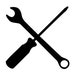 Tools Logo Svg Tools Sign Svg Screwdriver Wrench Silhouette Cutting ...