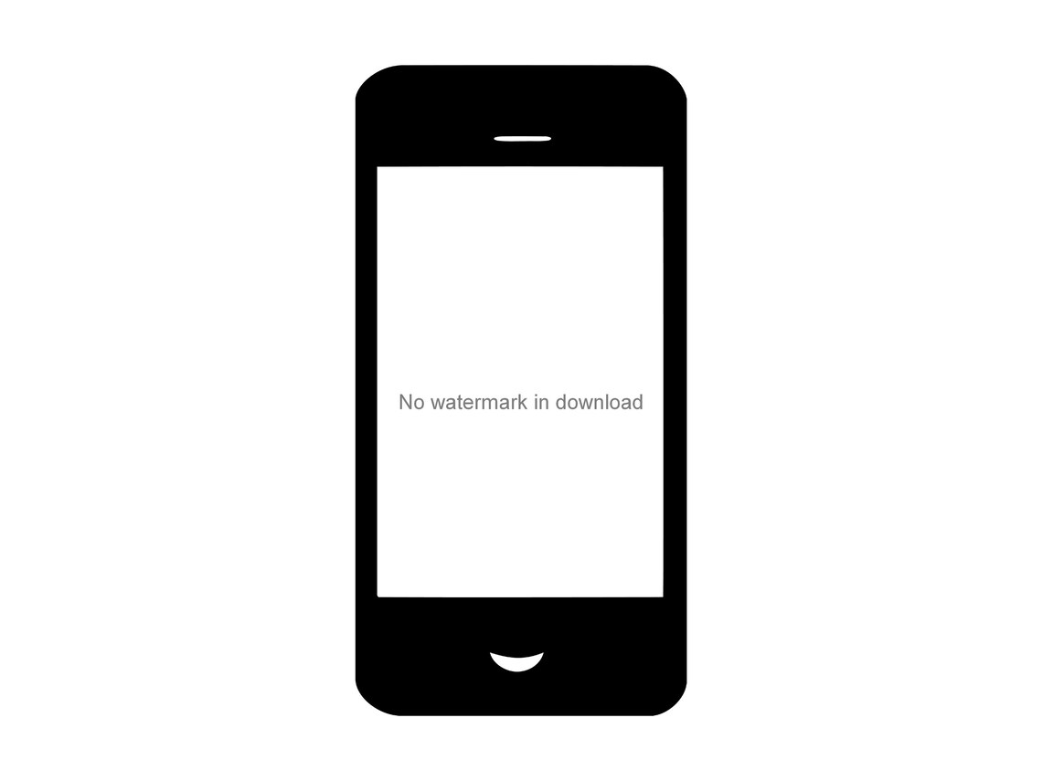 Cell Phone Dxf Cut File Cell Phone Printable Clipart Cell | Etsy