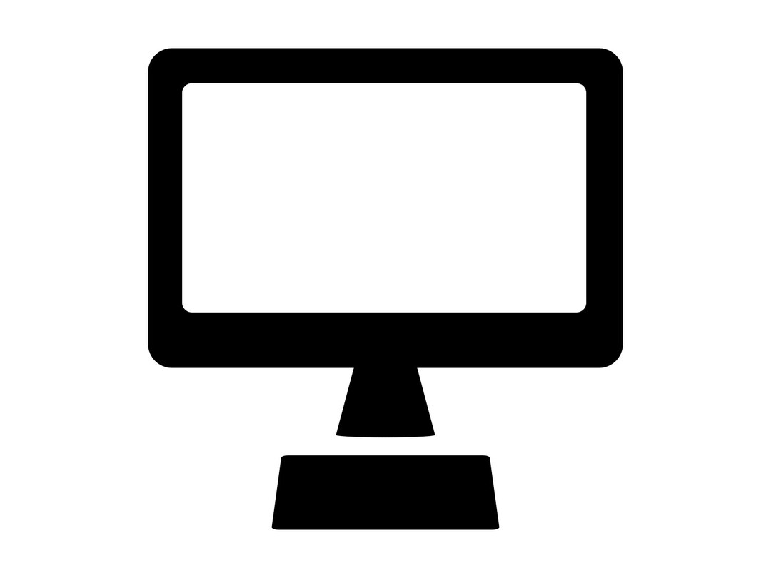 Computer Svg Desktop Computer Svg Desktop Svg Silhouette Dxf Files ...