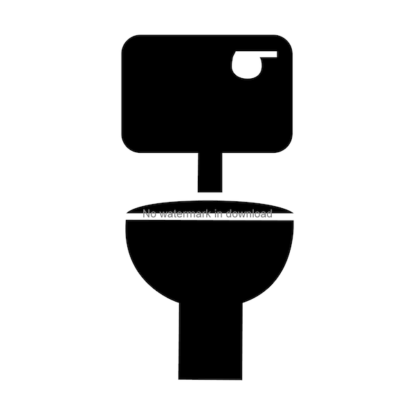 Bathroom Toilet Dxf - Etsy