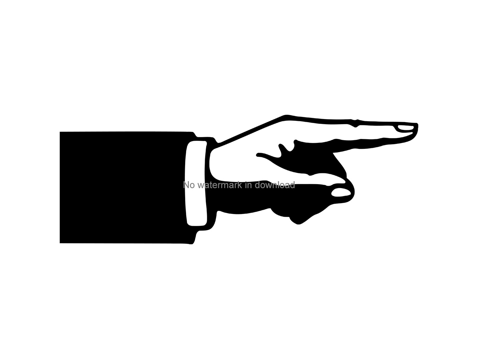 Pointing Hand Svg Files Pointing Hand Vinyl Cut File - Etsy