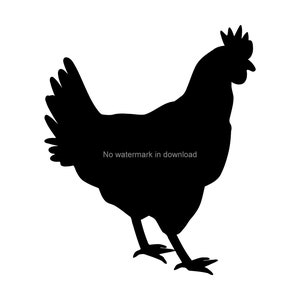 Hen Svg Design, Hen Svg Cutting Files, Hen Laser Svg, Hen Png, Hen ...