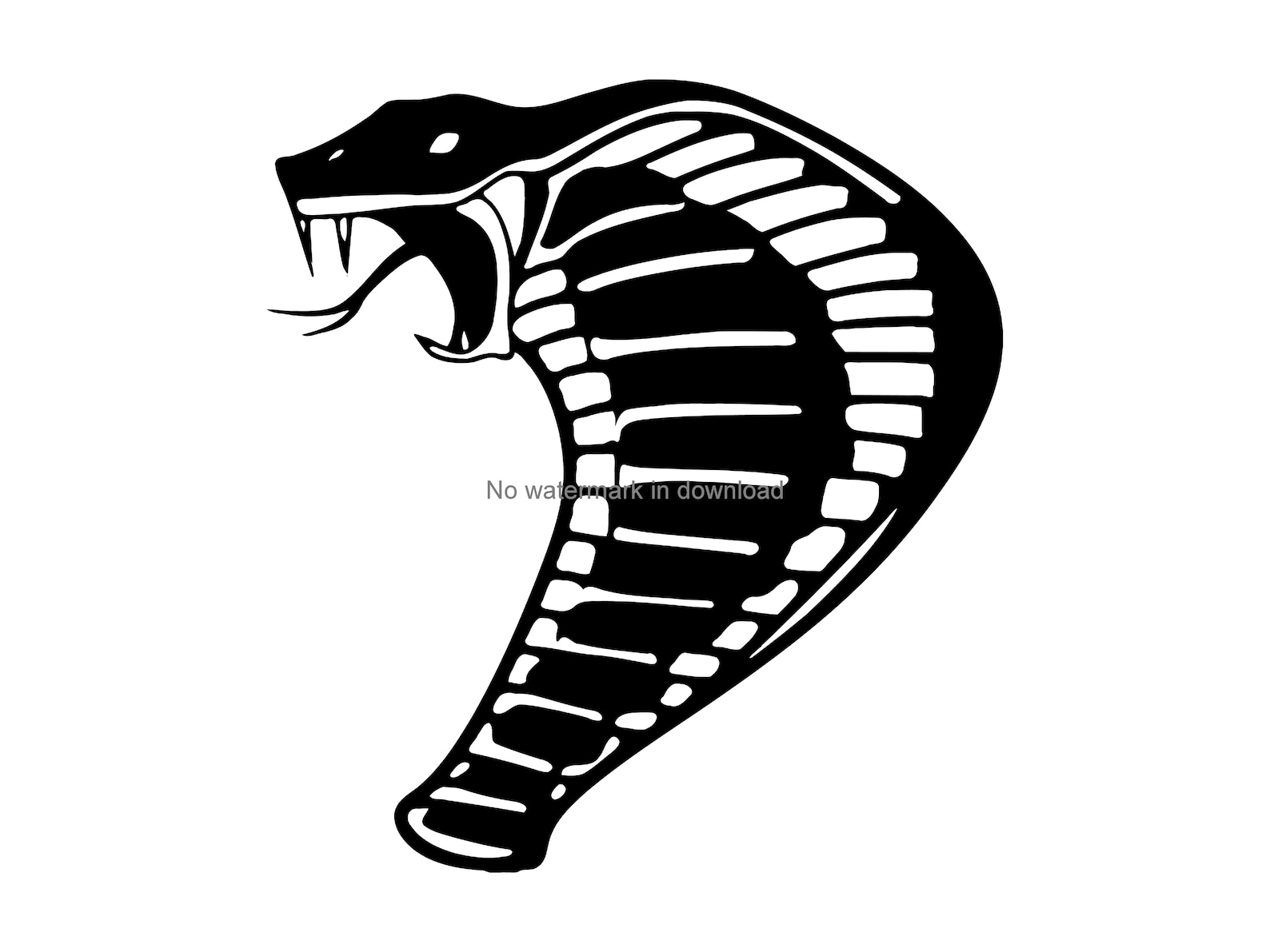 Cobra Svg File for Download Cobra Snake Clipart Svg Cobra - Etsy