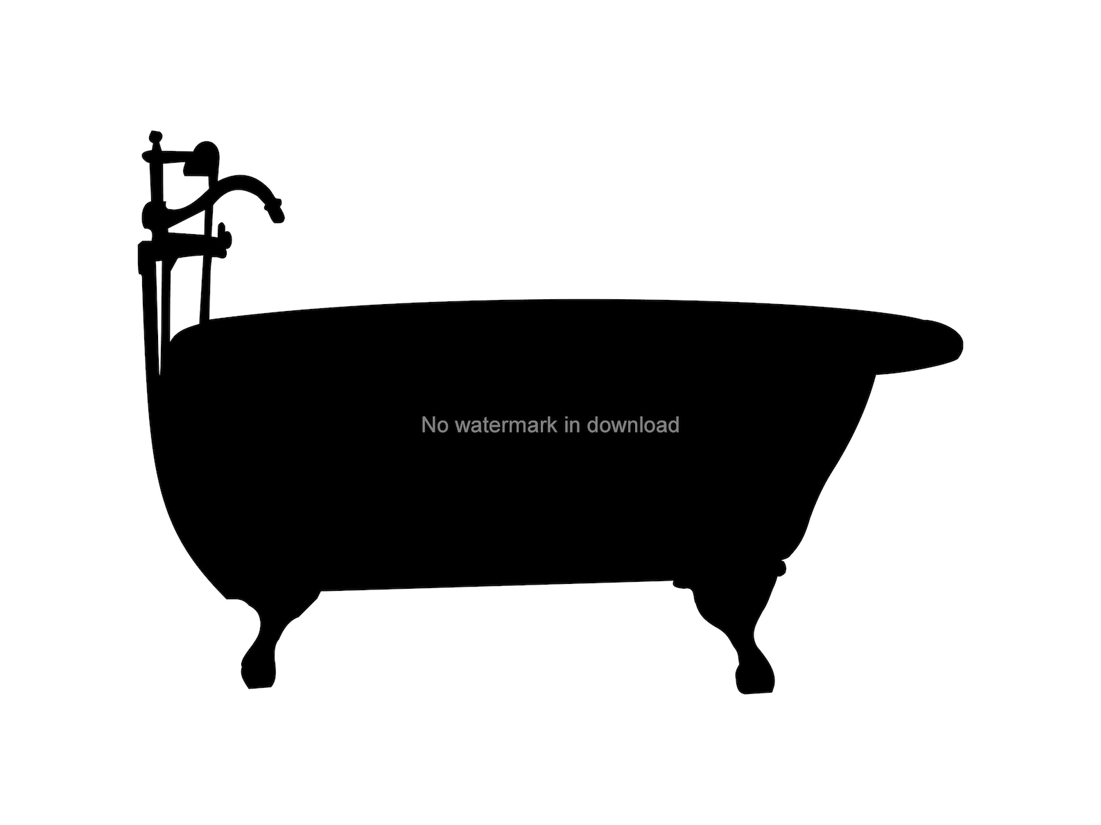 Bathtub Svg Cut File for Cutting Bathtub Svg Design Bathtub - Etsy