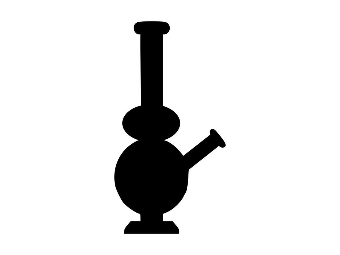 Bong Svg Pot Svg Clipart Smoking Cut File Dxf Bong Png Clip Etsy