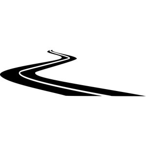 Road Svg Street Svg Digital Download Highway Silhouette File Roadway ...