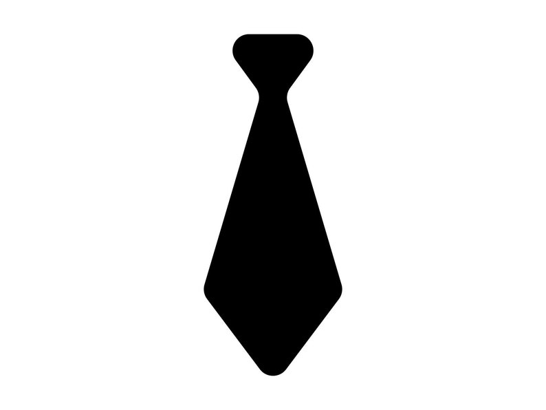 Necktie SVG Cut File: Shirt Tie Design (digital Download) - Etsy