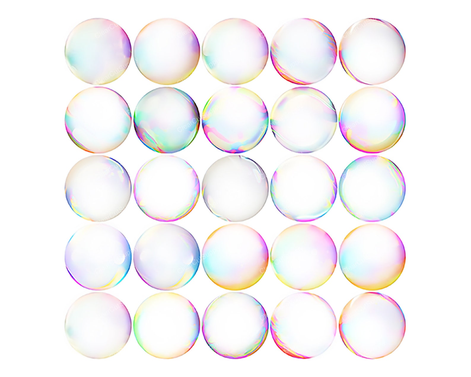100 Clear Bubbles Transparent PNG Photography Overlay 1800 Pixels ...