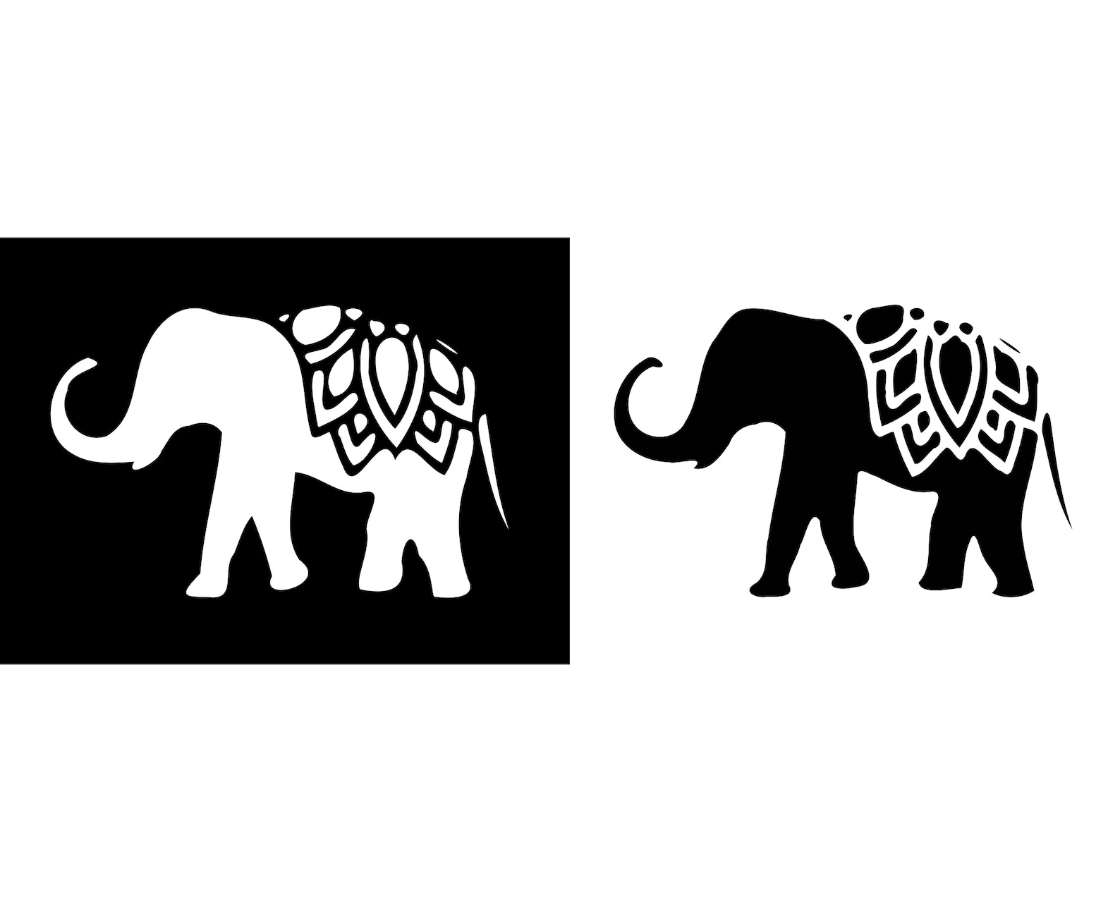 Elephant Svg File Elephant Clipart Elephant Cut File Elephants | Etsy