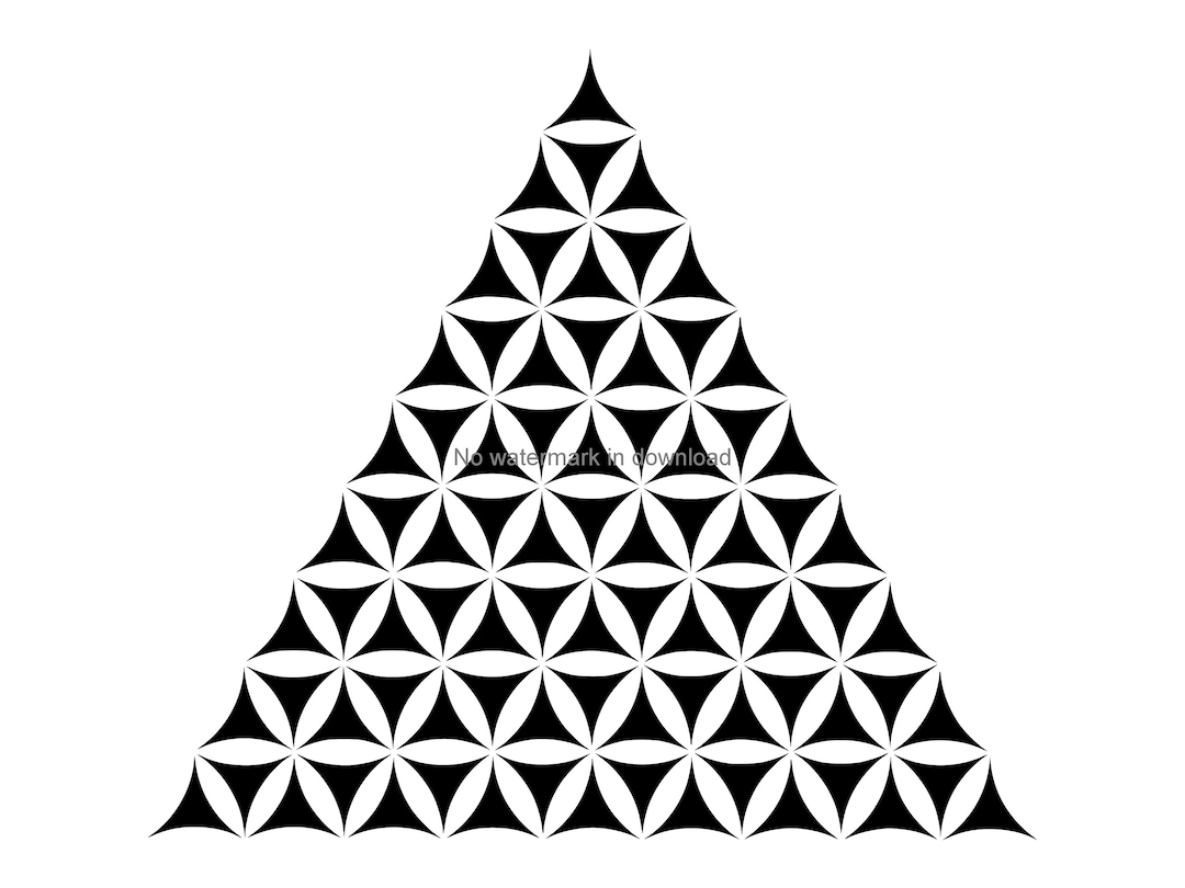 Triangle Pattern Laser Svg, Triangle Pattern Svg File, Triangle Pattern ...