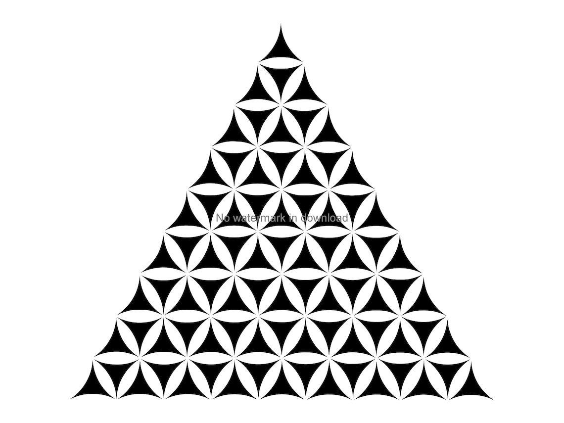 Triangle Pattern Laser Svg Triangle Pattern Svg File | Etsy
