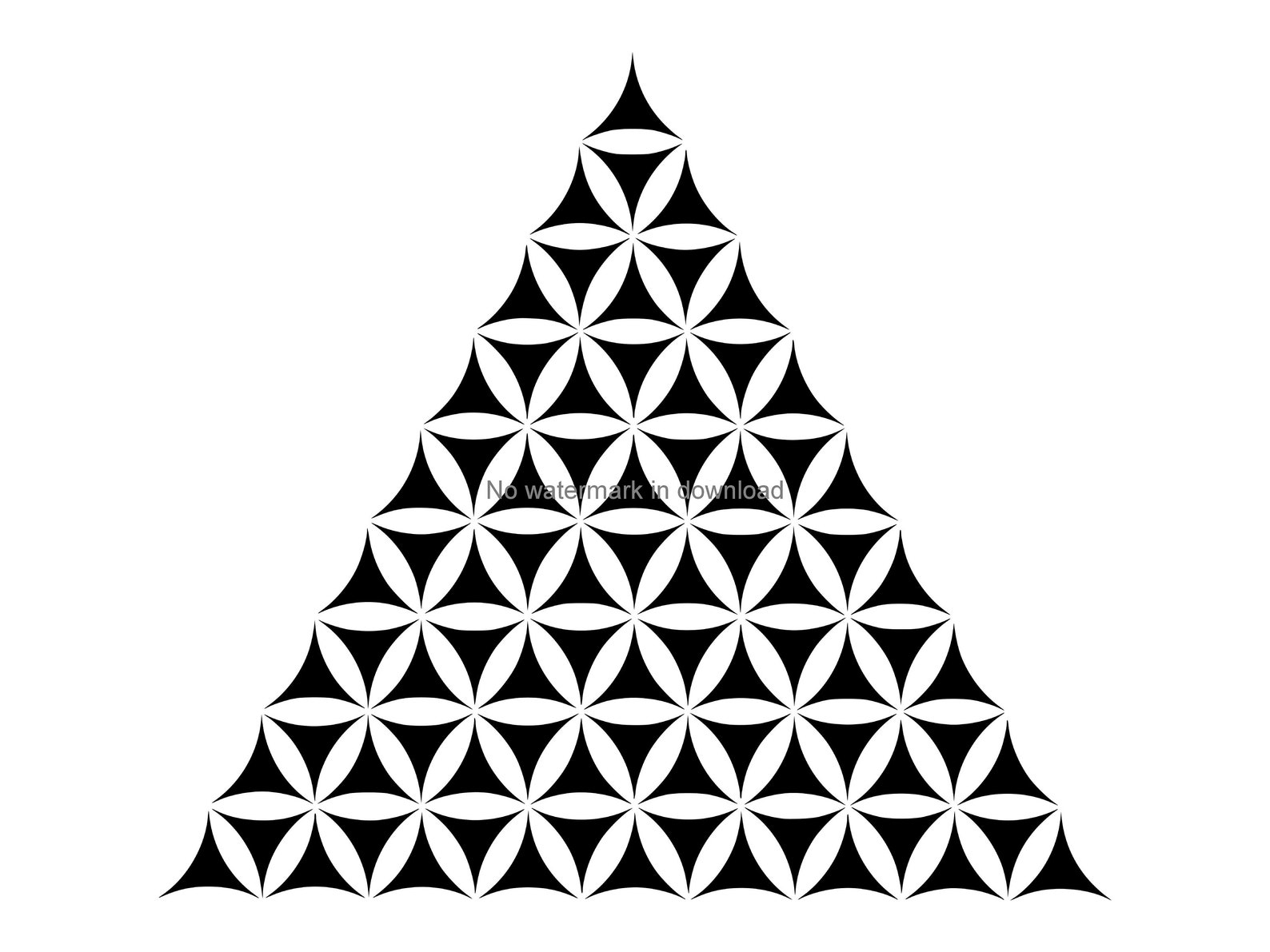 Triangle Pattern Laser Svg Triangle Pattern Svg File | Etsy